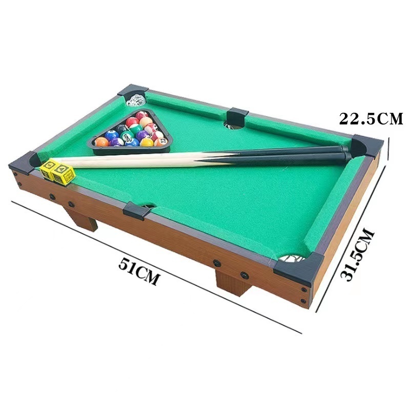 Mini Whole Set Portable Tabletop Pool Table Wooden Billiards Table ...