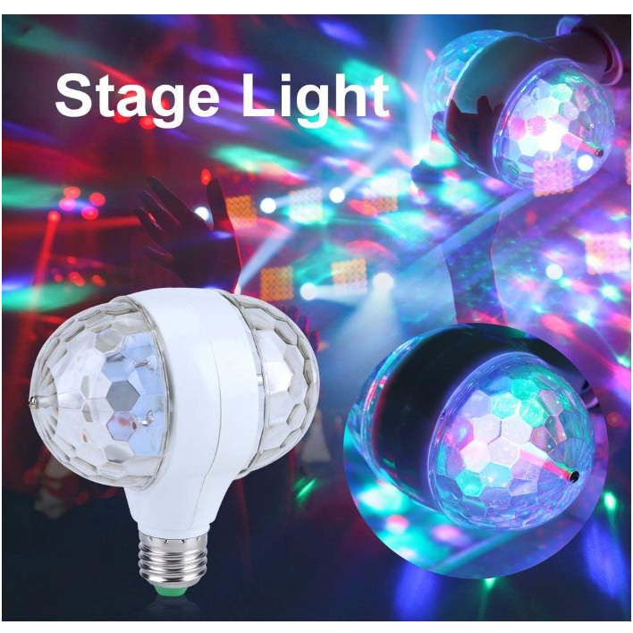 Double Head Disco Light Double-head Magic Ball Colorful Rotating Party ...