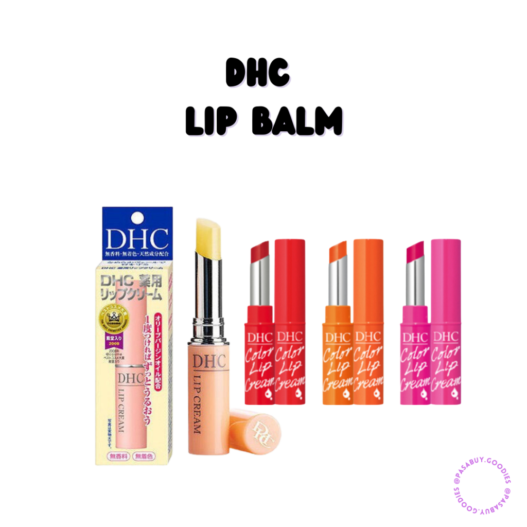 JAPAN DHC Stick Lip Balm/ Lip Cream Long-Lasting Moisture Medicated 1.5g | Shopee Philippines