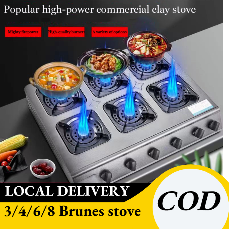 Commercial Multi-Stove Stainless Steel Eight Head Energy Conservation ...