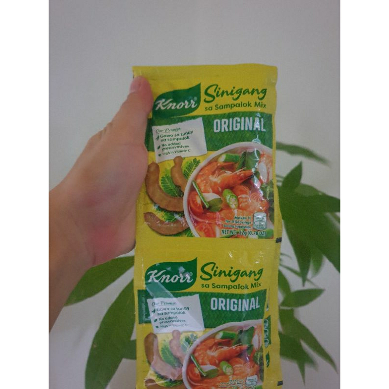 Knorr Sinigang Sa Sampalok Mix 22grams sachets | Shopee Philippines