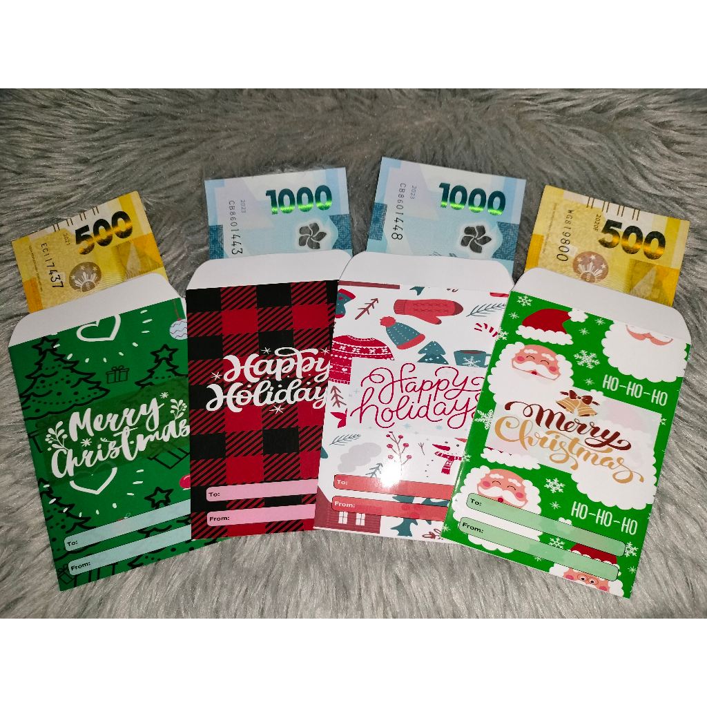 Christmas Angpao Ampao Money Envelope Customized Angpao Ampao Happy ...
