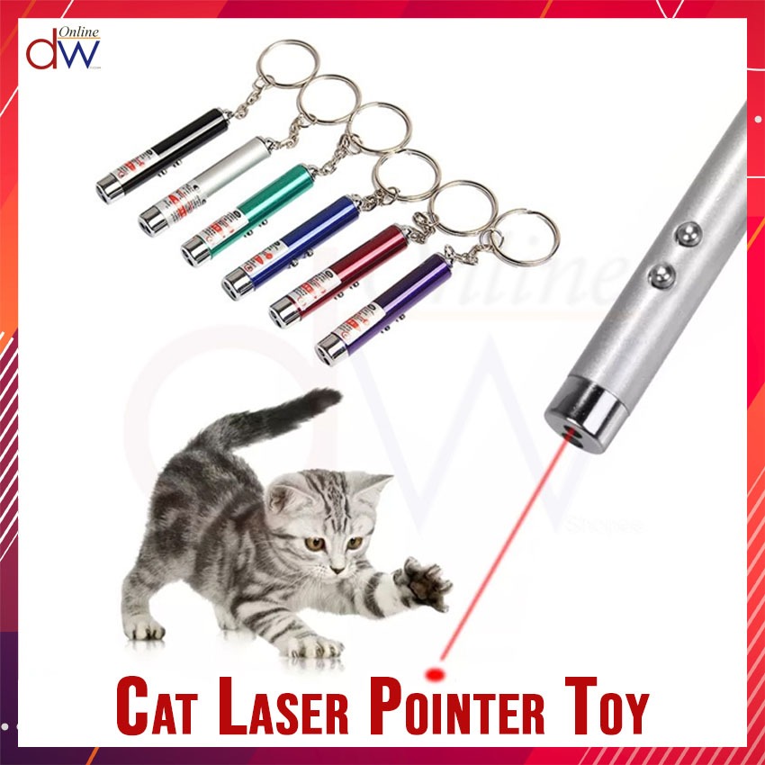 Laser Funny Cat Stick New Cool 2 In1 Red Laser Pointer Pen With White ...