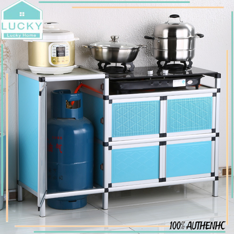 Gas Stove Cabinet Household Multifunctional Aluminum Alloy Kitchen ...