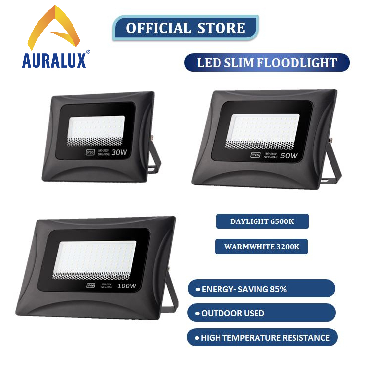 Auralux LED Flood Light Waterproof Outdoor Street lamp Garden Street ...