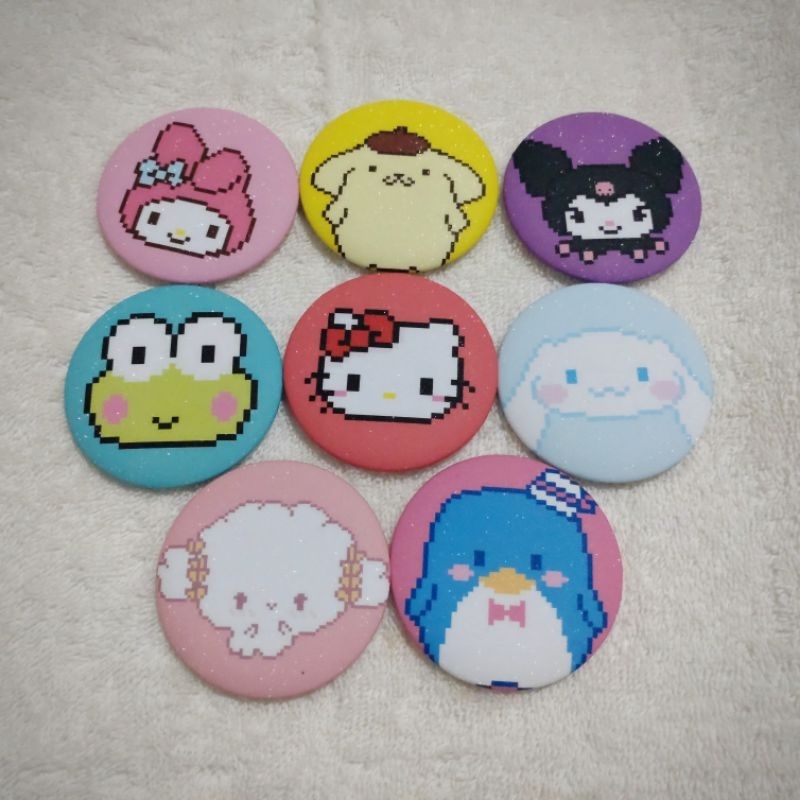 Pixel Sanrio Button Pins | Shopee Philippines