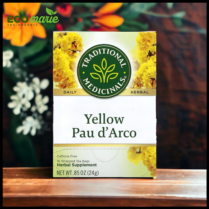 Traditional Medicinals Yellow Pau d’ Arco 16 tea bags ( 25g ) | Shopee ...