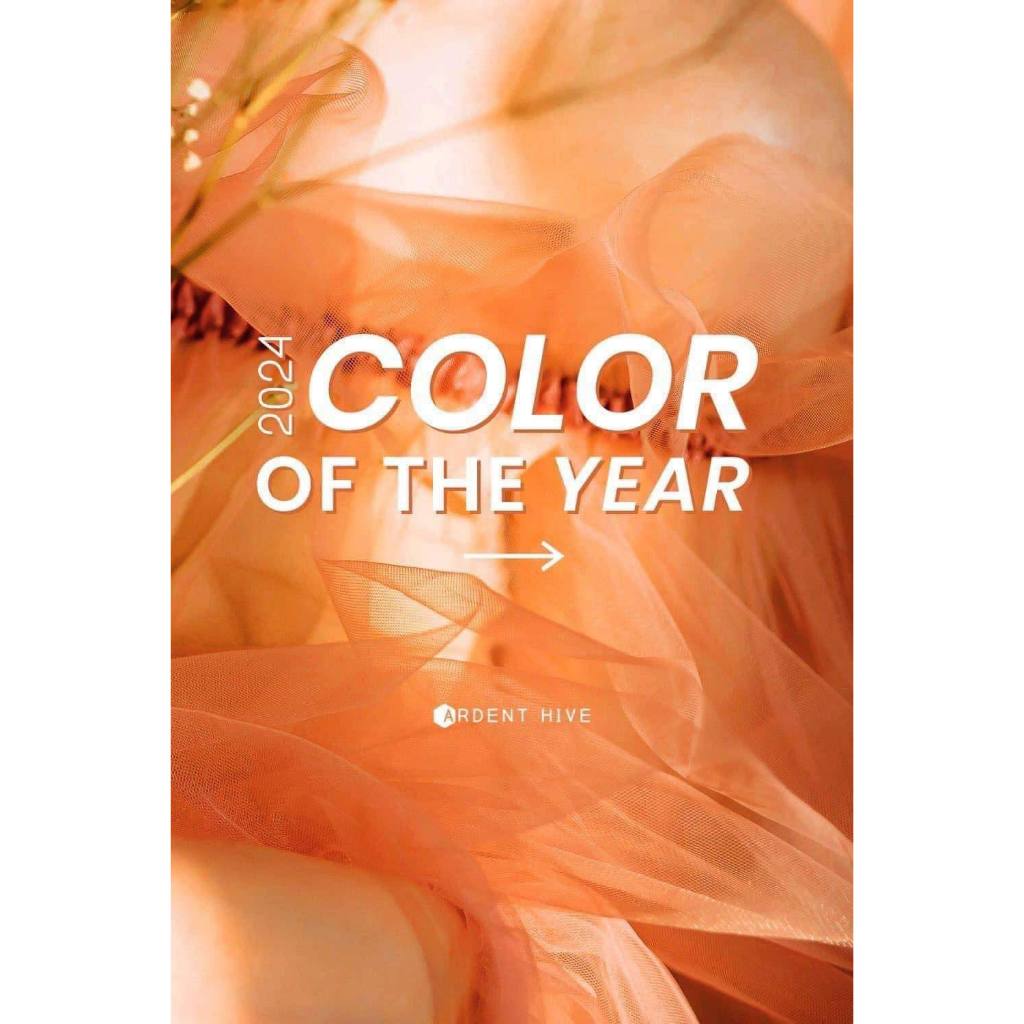 (FDC) APRICOT CRUSH COLOR OF THE YEAR 2024 TRENDING TSHIRT WITH SIZES ...