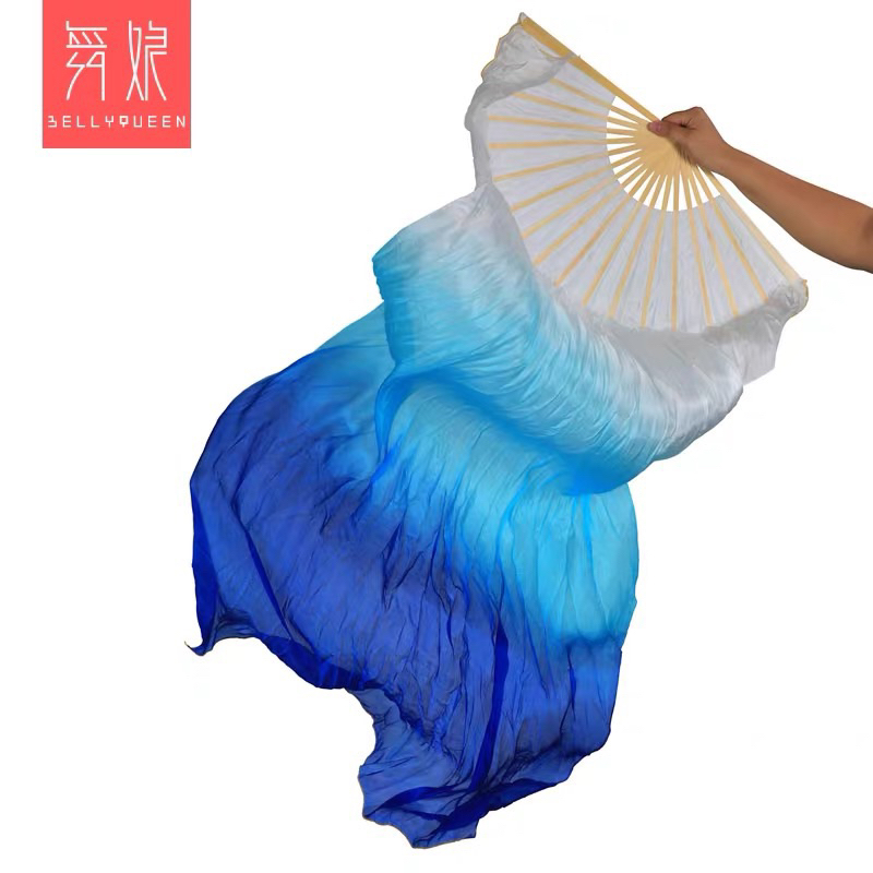 180cm Long Dance Fan Belly Dance Performance Long Fans Multicolor ...