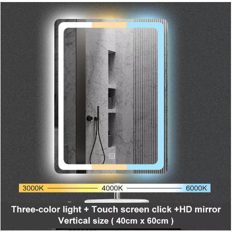 【Zivon &COD】Smart Bathroom Mirror with LED Light Decorative Wall ...