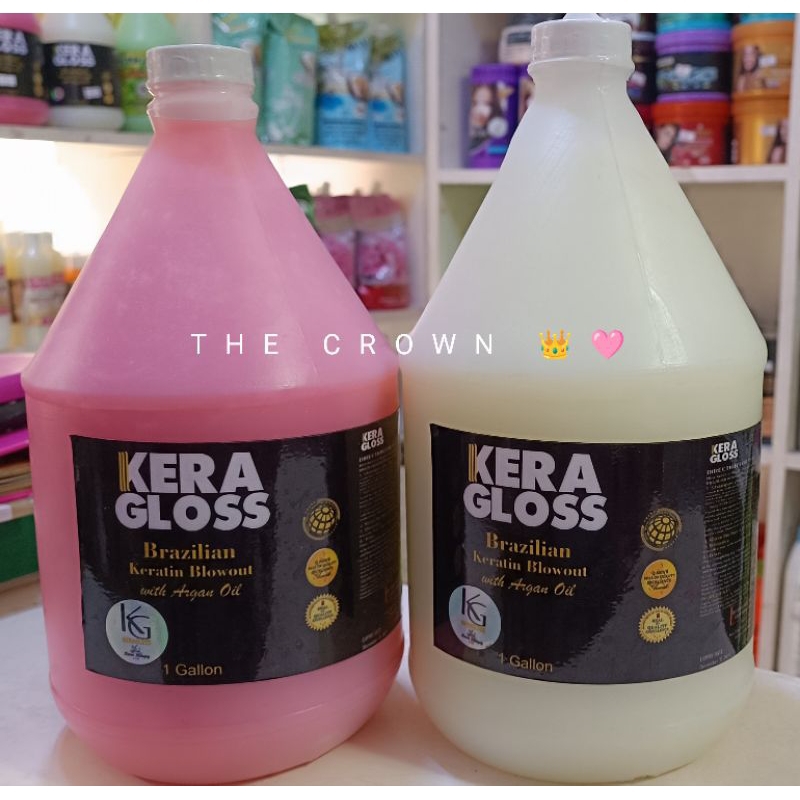 Kera Gloss Brazilian Ultimate Frizz Eliminator with Argan (1gallon ...