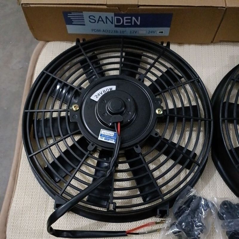 SANDEN-Auxiliary Fan Universal 12volts and 24volts With Complete ...