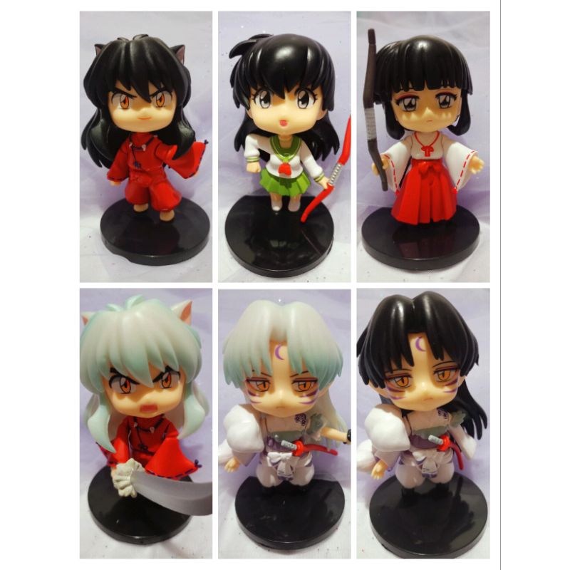 [ ONHAND ] • Inuyasha Kikyo Kagome Sesshomaru Anime Character Chibi ...