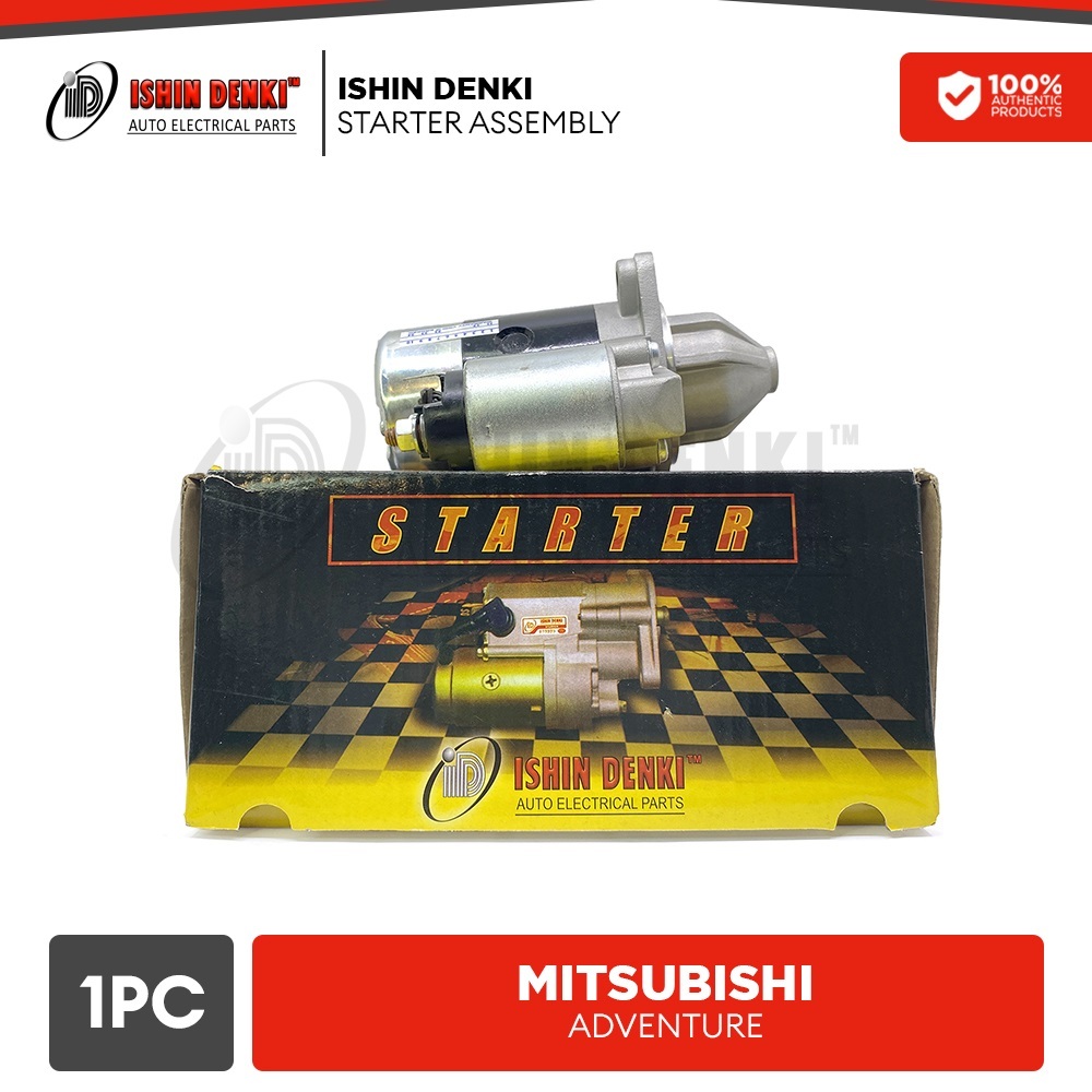 Ishin Denki Starter Assembly Mitsubishi Adventure 4G63 ID-MIT-S024 1pc ...