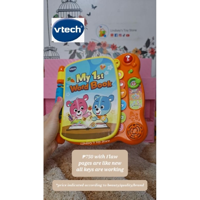 Vtech My 1st Word Book | Shopee Philippines