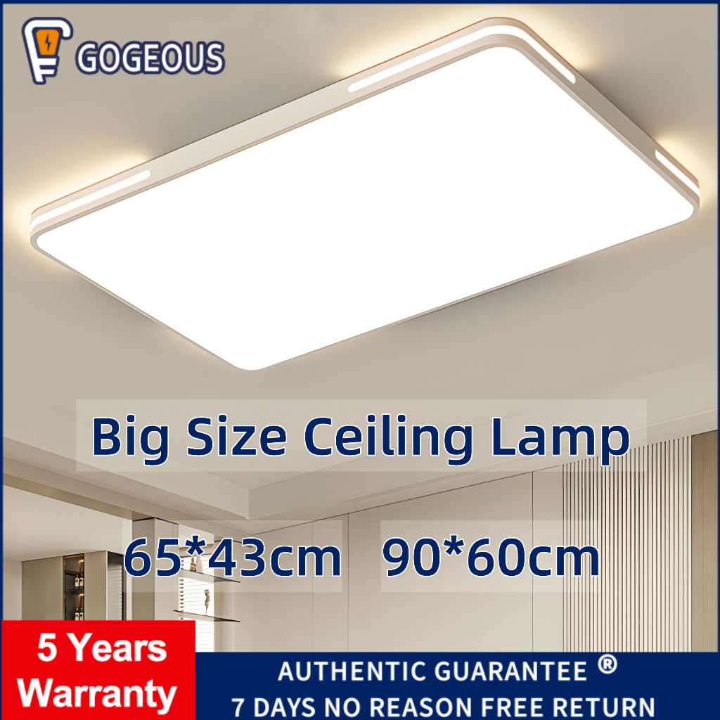 Gogeous Tricolor Ceiling Light Big Size With Remote LED Ceiling Lamp ...