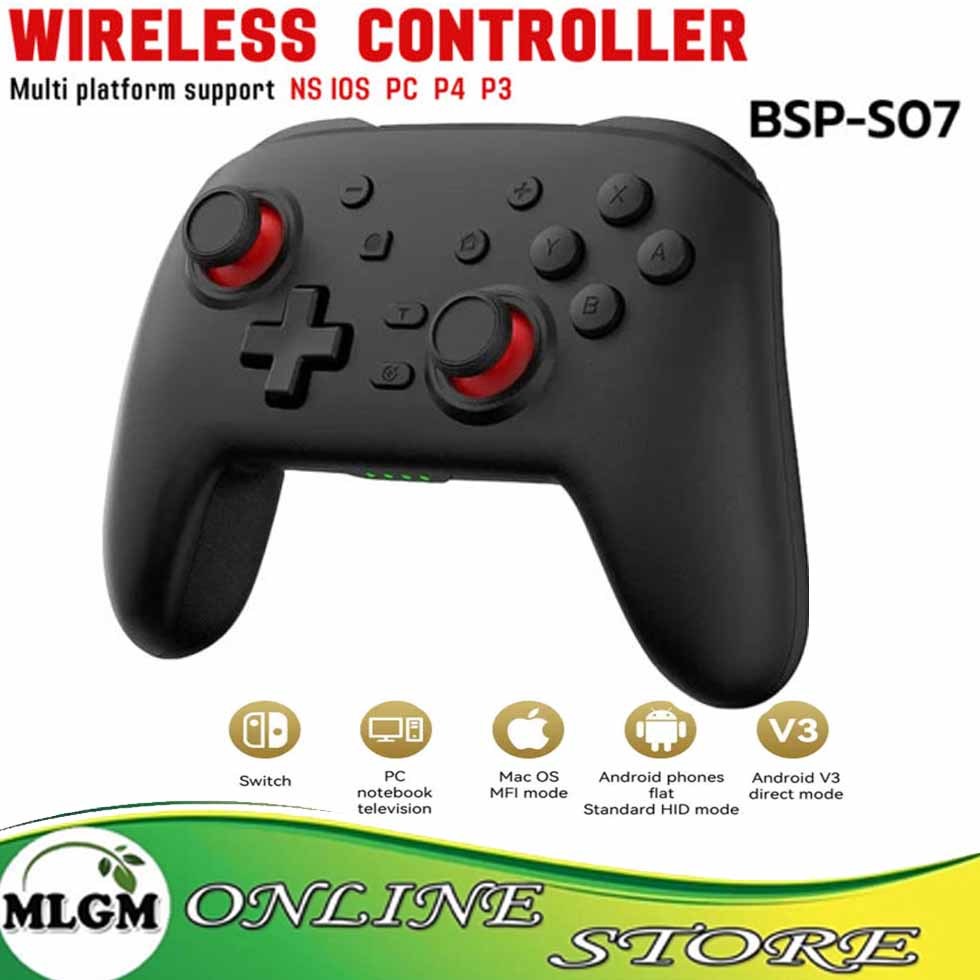 S07 Wireless Gaming Controller For Switch Console Joystick with ...
