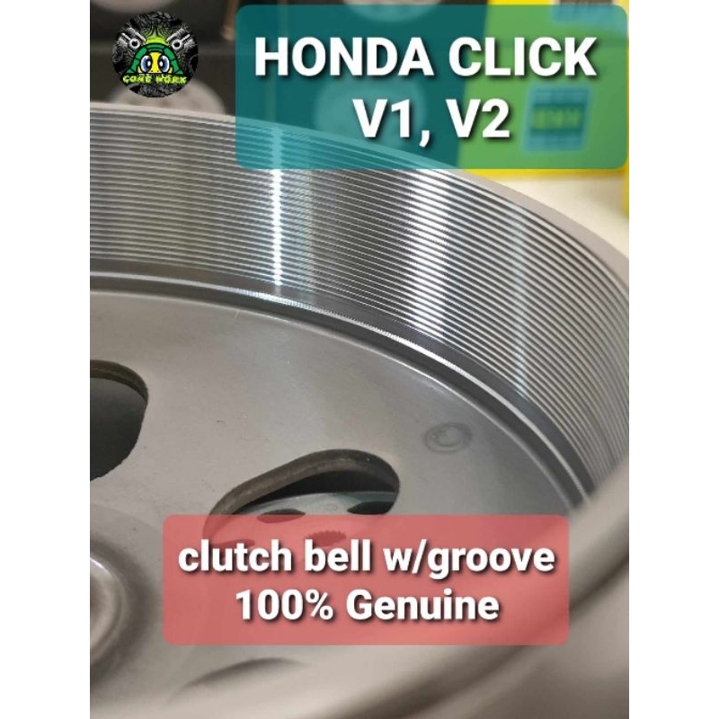 HONDA CLICK GENUINE clutch bell w/groove | Shopee Philippines