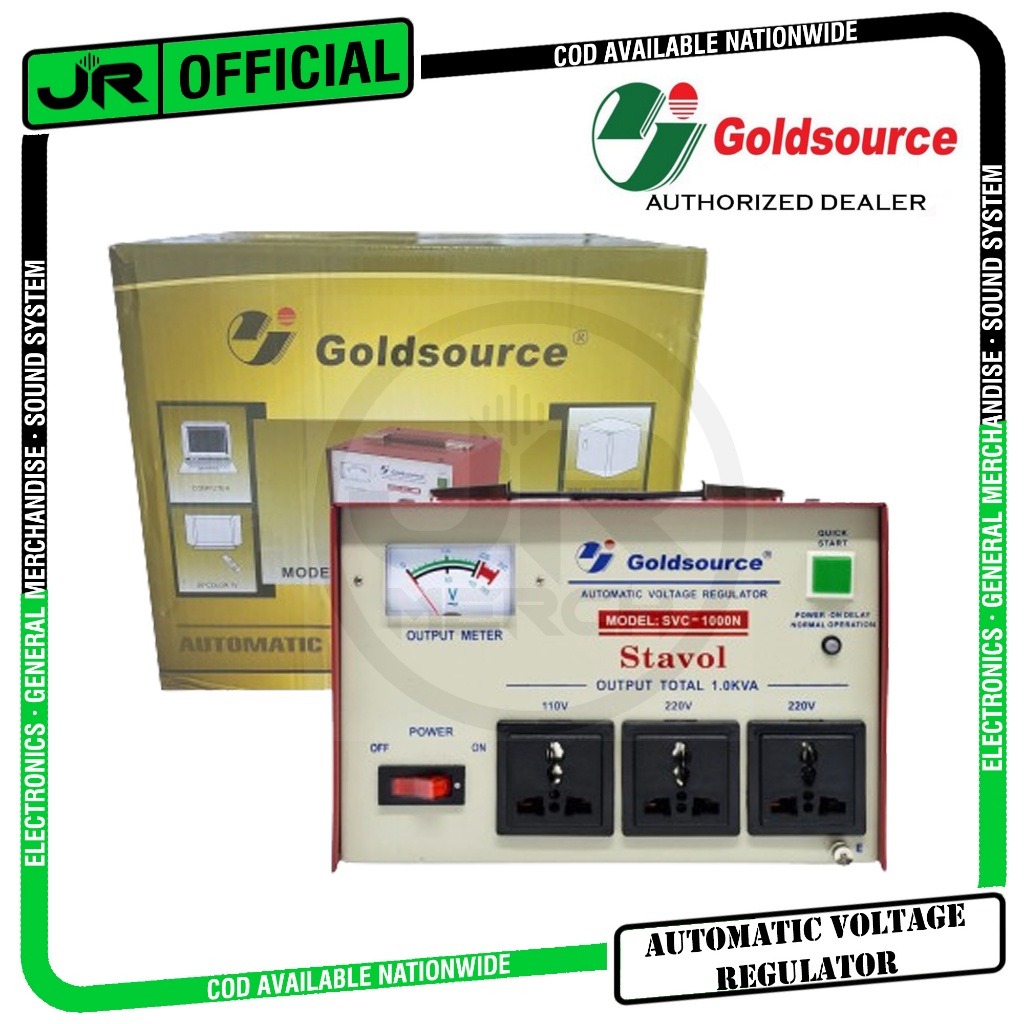 [JRM] Goldsource Automatic Voltage Regulator 1000 watts AVR w/ Time ...