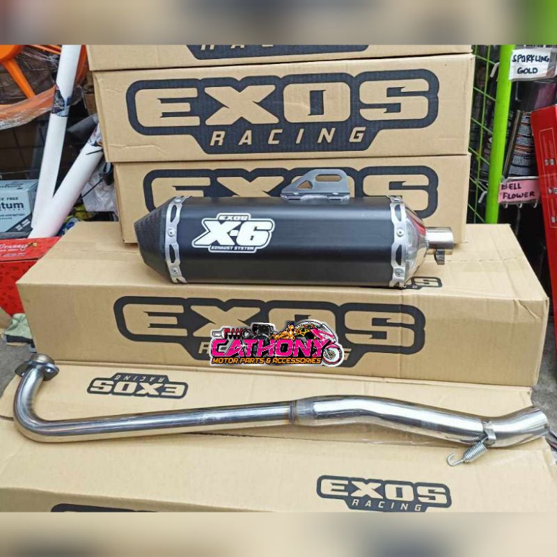 EXOS X6 PIPE VEGA FORCEi/ WAVE100/WAVE125/XRM125Fi/XRM125CARB/SMASH115 ...