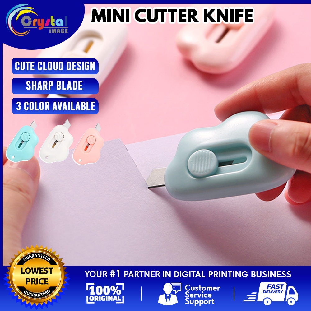 Cute Art Cutter Knife (Mini Cutter Cat Paw Cloud Knife Stationary ...