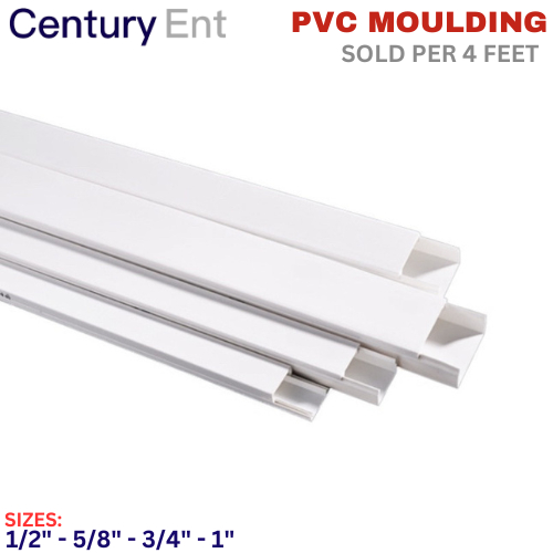 4 FT | PVC Moulding | Electrical Wire Pipe | Plastic Pipe For ...