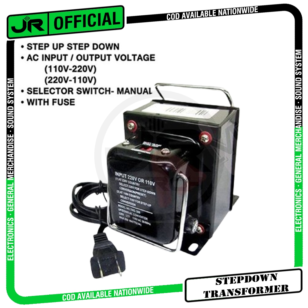 [JRM] Step Up Step Down Transformer 1000 watts 110V - 220V / 220V ...