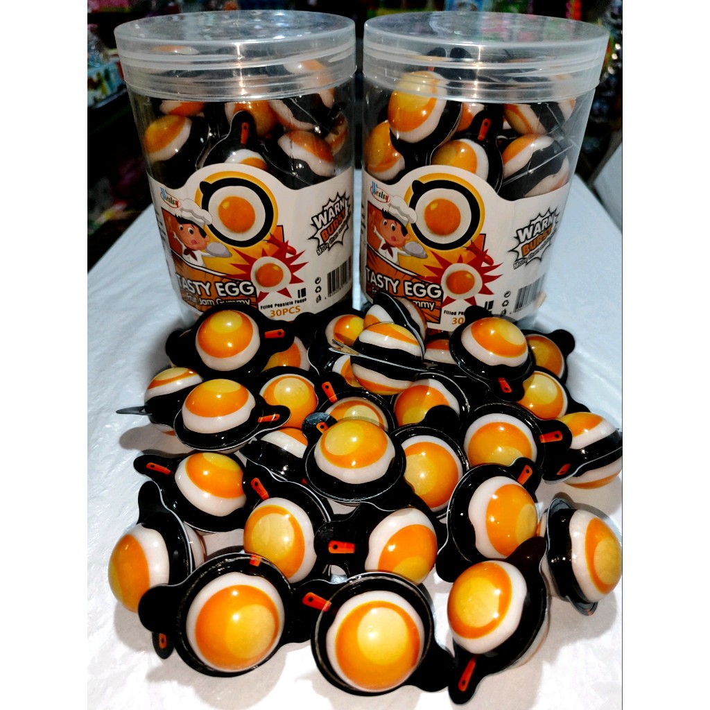 Tasty Egg Fruit Jam Gummy/ 30 Pieces/ Lootbag Filler, Giveaway, Paninda ...