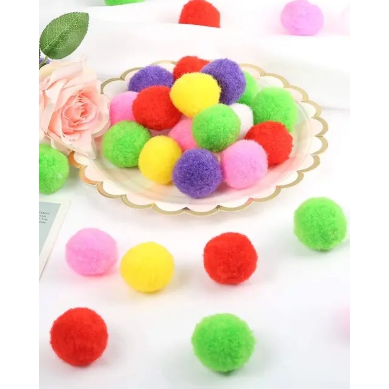30mm Pompom Balls Fluffy Balls for Arts and Crafts (50pcs) | Shopee Philippines