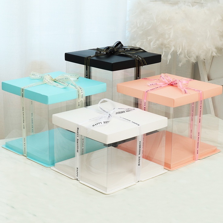 Cake Box Tall Acetate Clear boxes PLS SEE PRODUCT DESCRIPTION SIZE 1pc ...