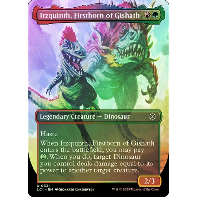 Itzquinth, Firstborn of Gishath - LCI - Uncommon - MTG Cards (WotC ...