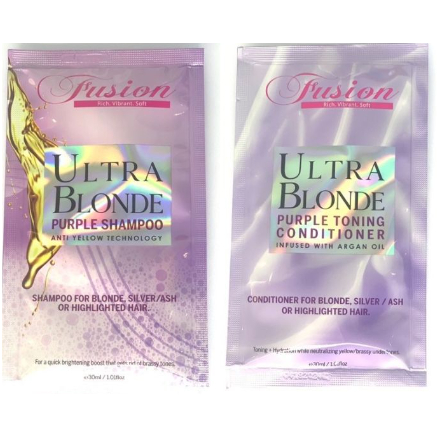 FUSION ULTRA BLONDE PURPLE (SHAMPOO & CONDITIONER) | Shopee Philippines