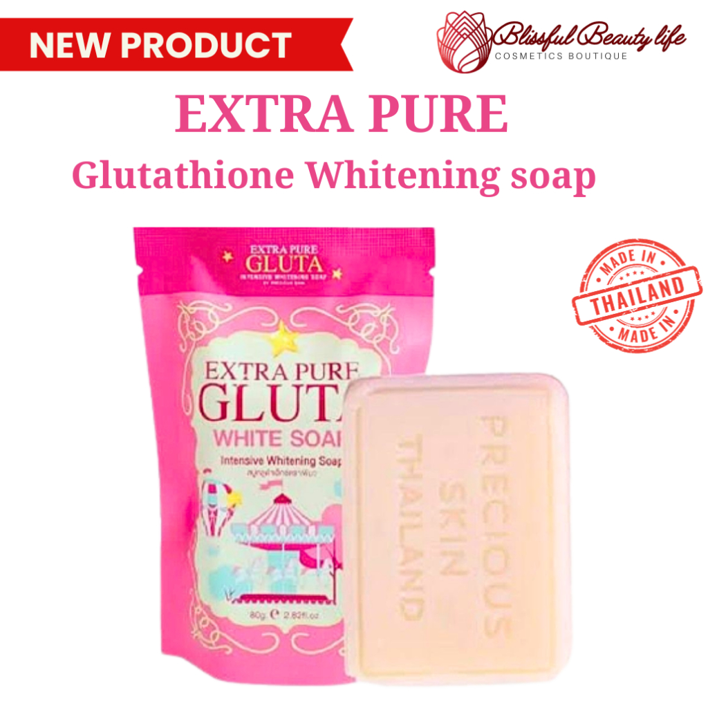 Authentic Extra Pure Gluta White Soap 80g from Thailand | Shopee ...