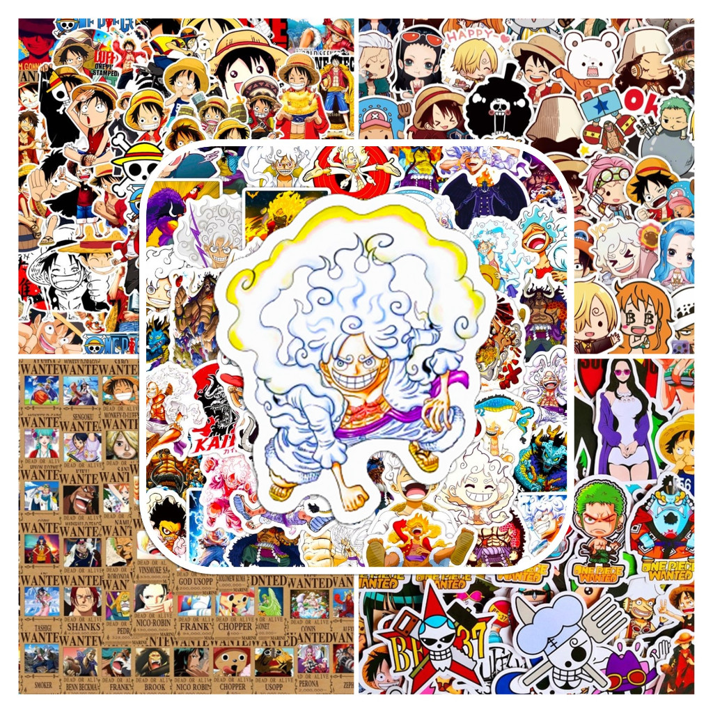 One Piece Latest Stickers Anime Manga Series Random Design Cartoons ...