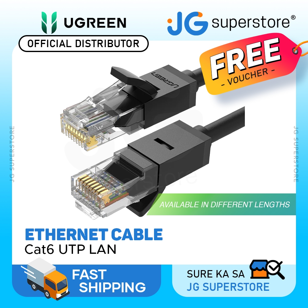 UGREEN CAT6 UTP LAN Cable 1000 Mbps Gigabit RJ45 Patch Network Router ...
