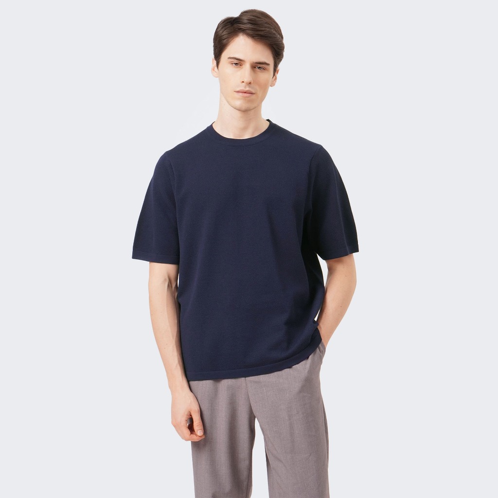 BOCU Men's Textured Short Sleeve T-Shirt | Shopee Philippines