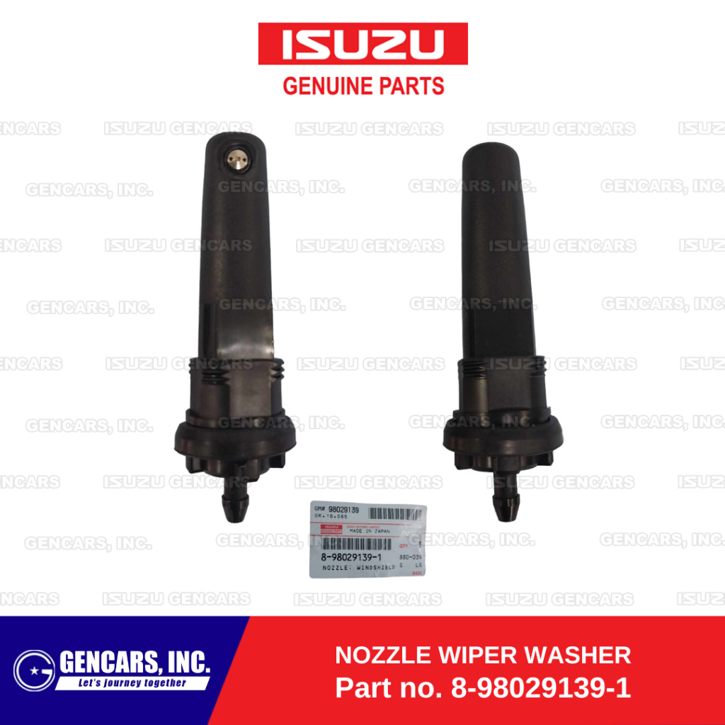 Isuzu Washer Wiper Nozzle (1pc) for NLR/NMR/NPR 2018-2022 (8980291391 ...