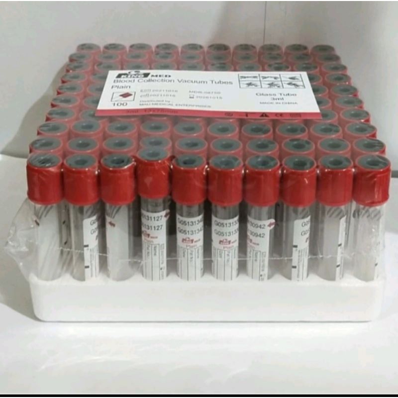 RED TOP BLOOD COLLECTING TUBE. | Shopee Philippines