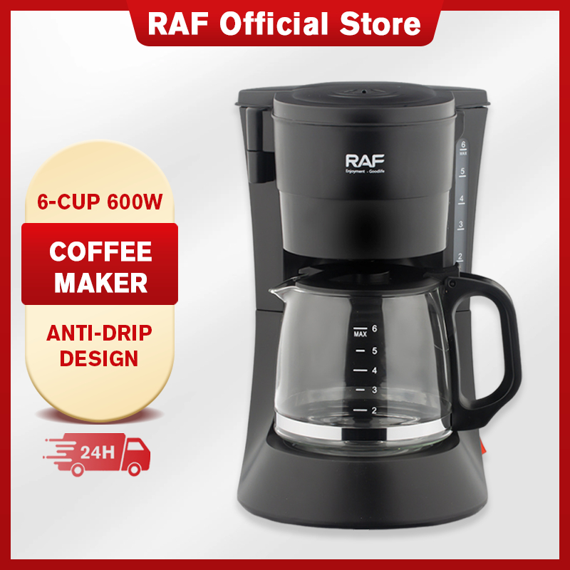 RAF Coffee Maker 600ML Coffee Machine Household Americano Drip Electric ...