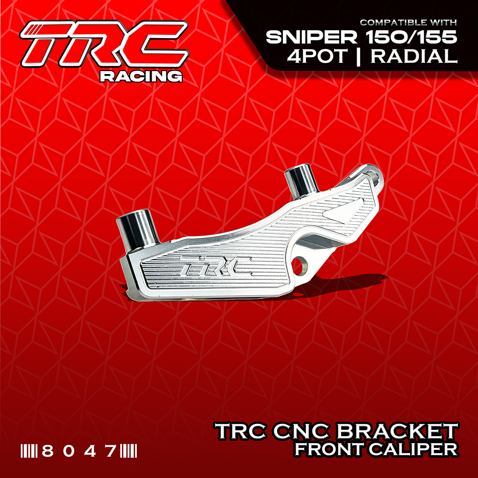 TRC RACING FRONT 4POT RADIAL BATMAN CALIPER BRACKET (267MM DISC) FOR ...
