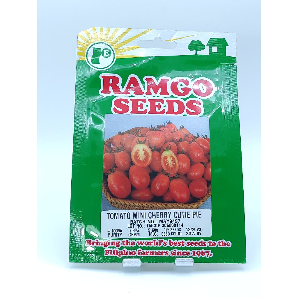 RAMGO CUTIE PIE MINI CHERRY TOMAT0 SEEDS (125 SEEDS) | Shopee Philippines