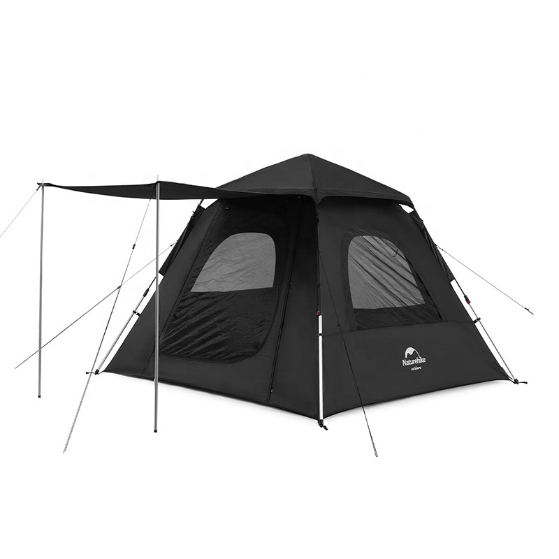 Naturehike Ango 3-4 person 3UPF50+ Black Vinyl Version Automatic Tent ...