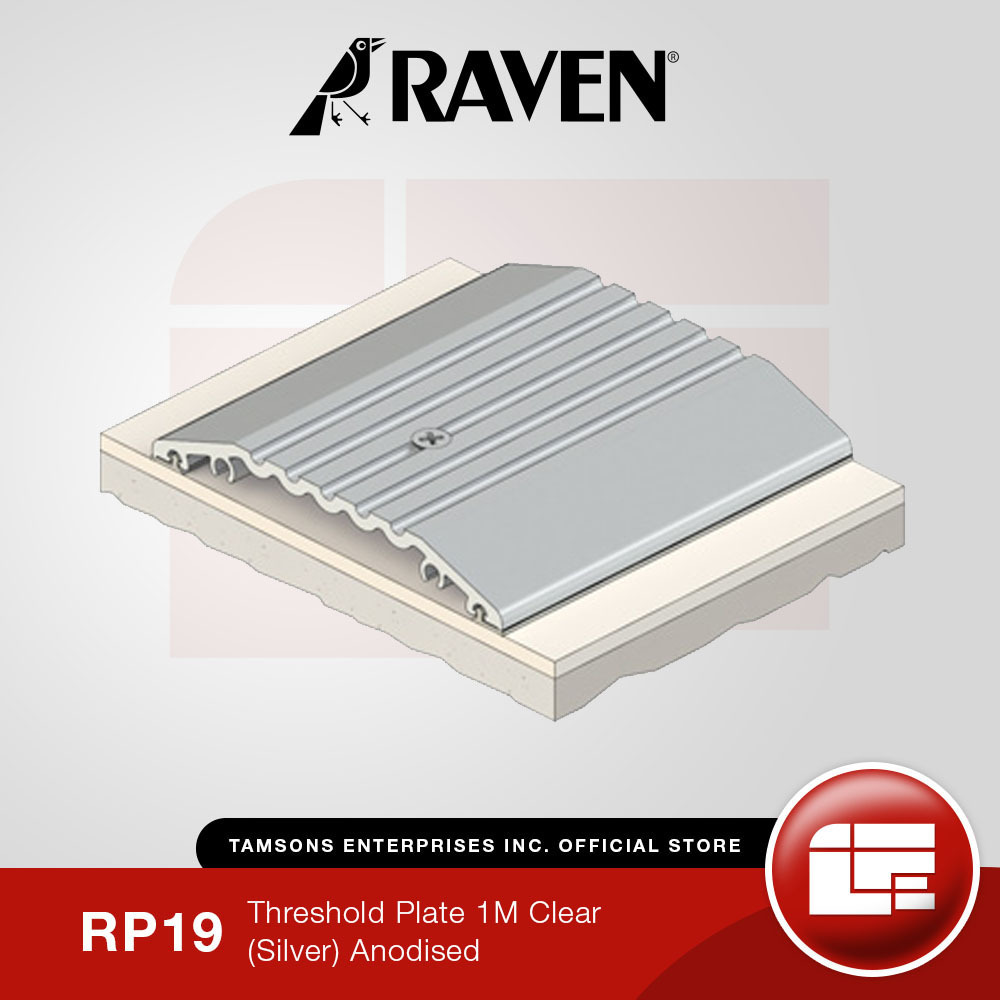 Raven RP19 CA Threshold Plate Seal 1M Clear (Silver) Anodised | Shopee ...