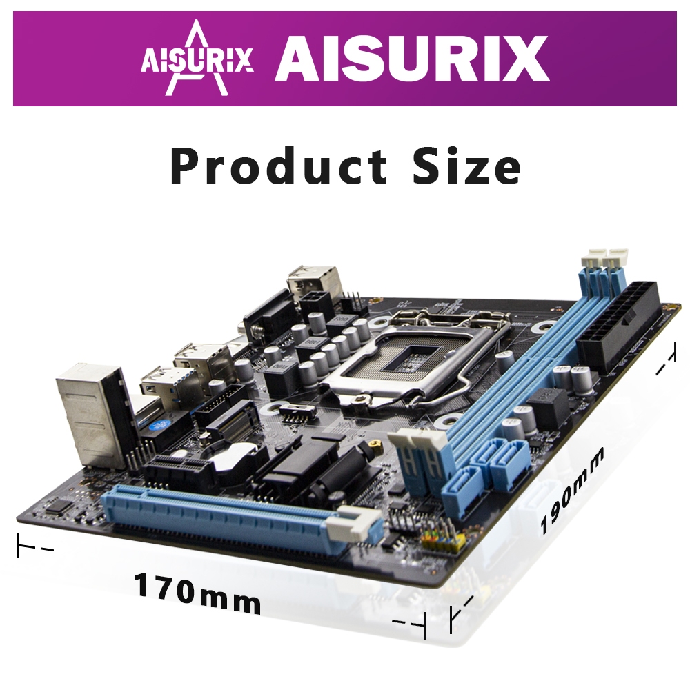 AISURIX H61 H81 Mobo Motherboard LGA1150 LGA1155 CPU Socket DDR3 ...
