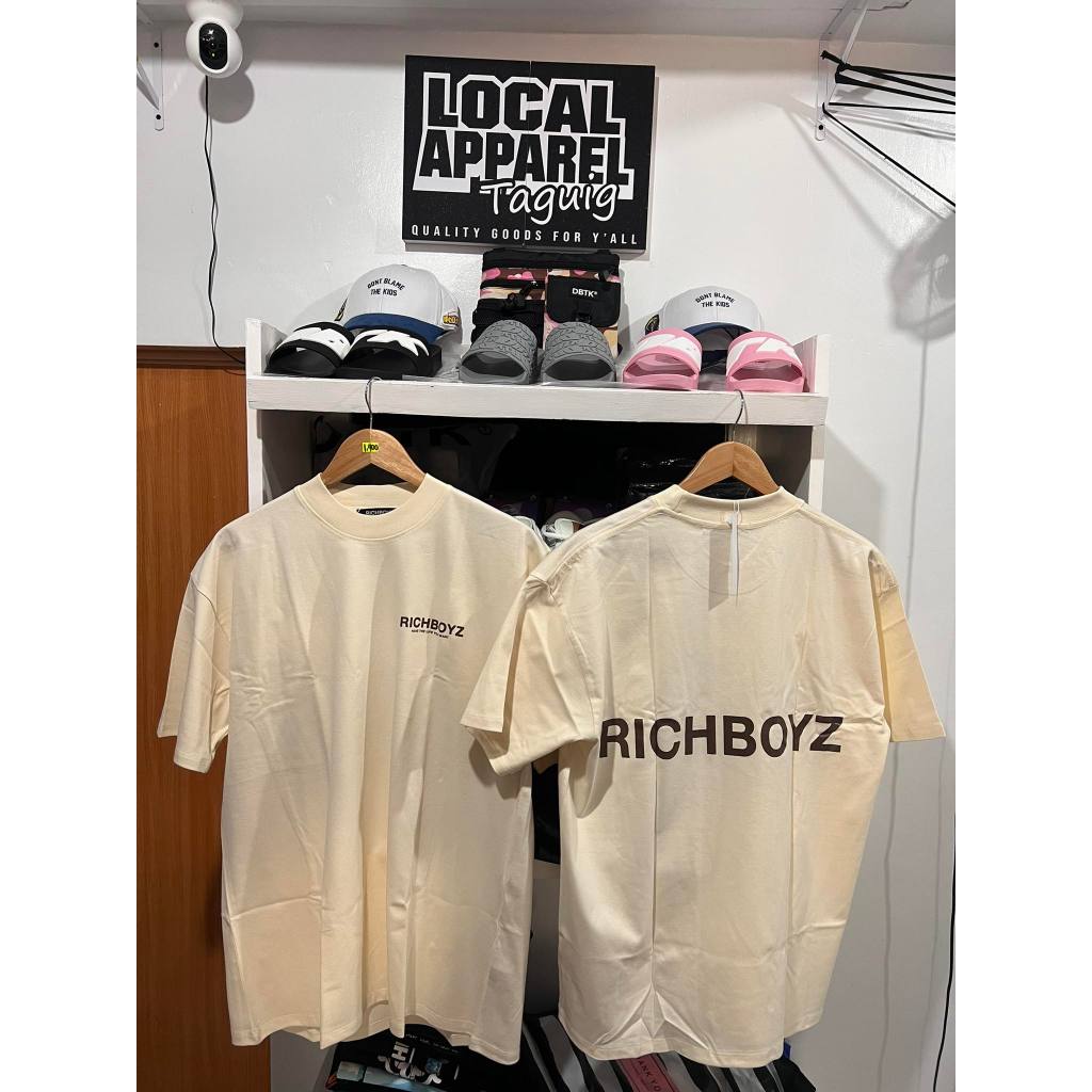 RICH BOYZ DROP SHOULDER TEE | RICHBOYZ | LOCAL APPAREL TAGUIG | Shopee Philippines