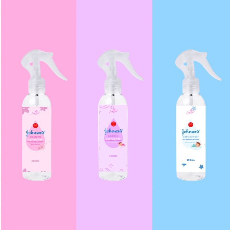 Abi's Isopropyl Alcohol Johnsons Baby Powder Scent 70% 250ml | Shopee ...