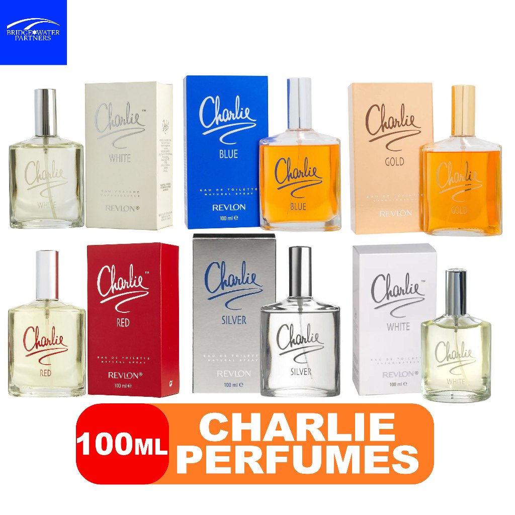 Charlie Perfumes EDT Gold, Silver, Red, Blue, White (100ml) | Shopee ...