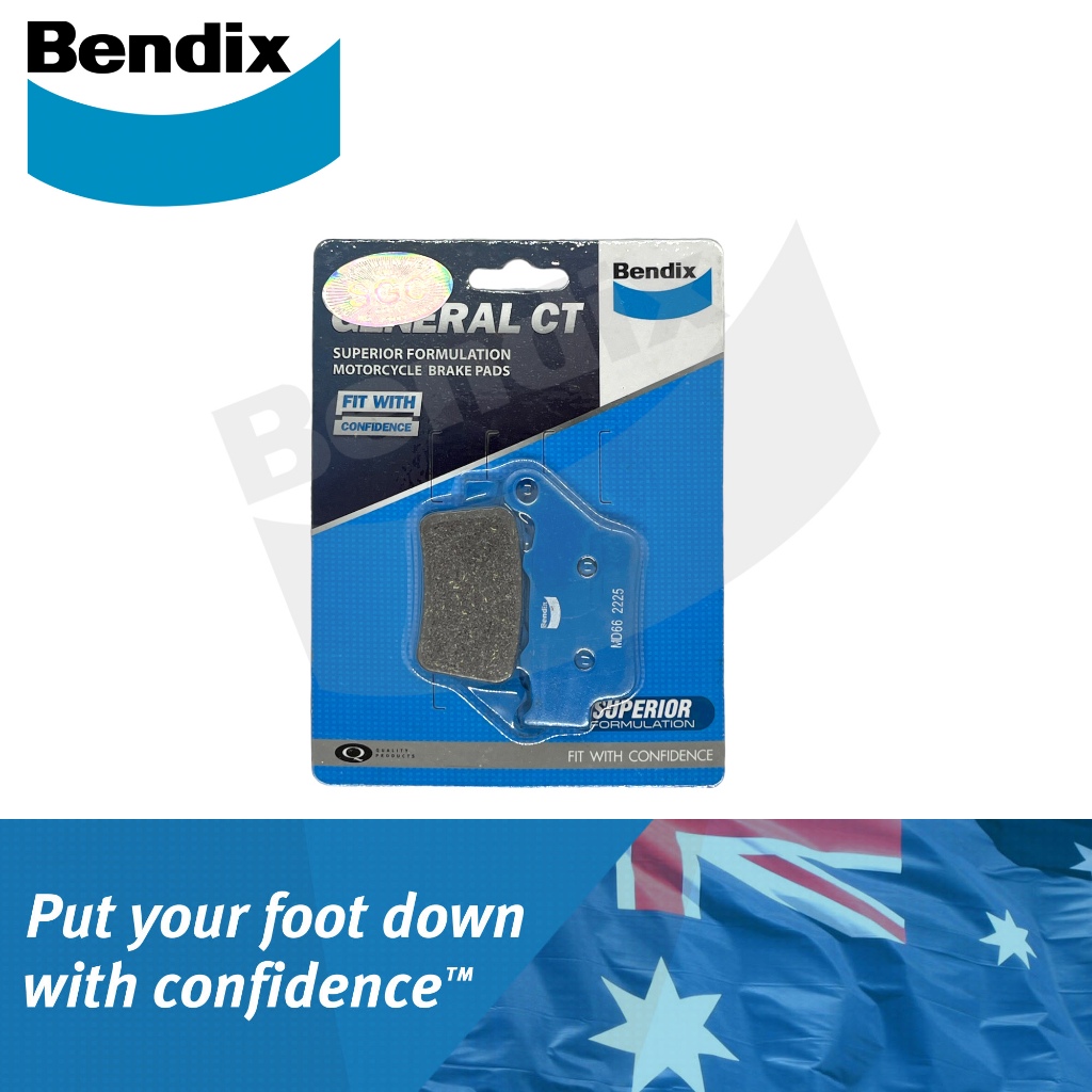 Bendix Motorcycle Brake Pads Rear for Suzuki Gixxer 155 FI Version 2 ...