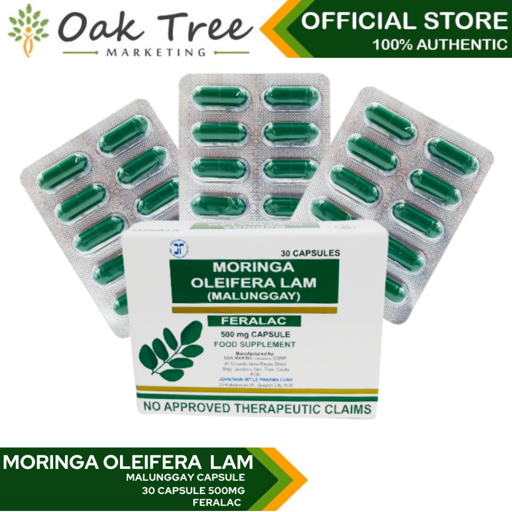 Feralac Malunggay Capsule (100's) | Shopee Philippines