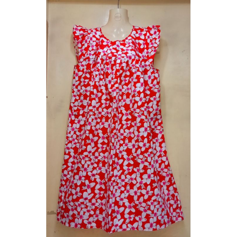 Miniflora Cotton Duster Embroidery Duster Daster Pambahay Pantulog ...